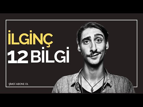 İlginç Bilgiler Kolaj Video (12 Kısa İlginç Bilgi)