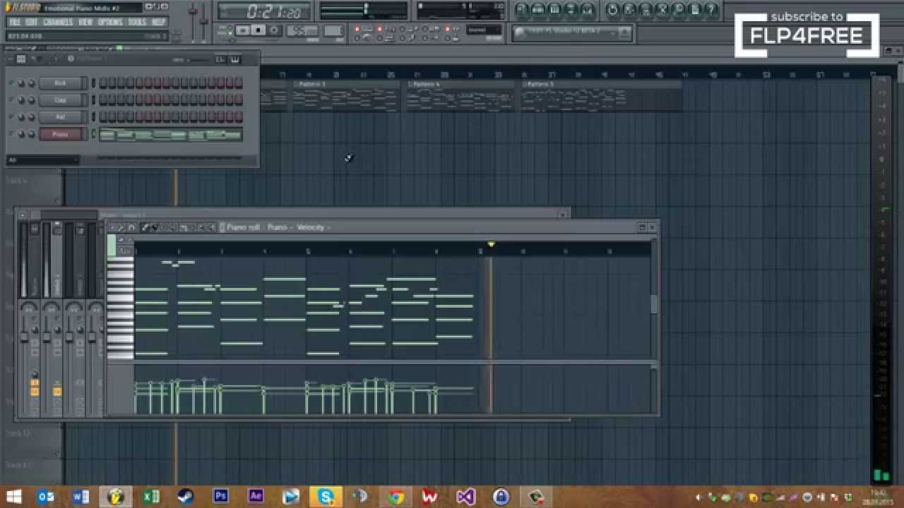 [FL STUDIO] 5 Epic and emotional Piano Midis #2 [FREE DOWNLOAD] - YouTube