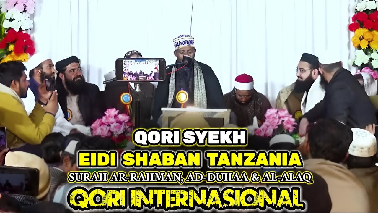 SYEKH QORI EIDI SHABAN !! Bertilawah Quran Surah Ar-Rahman, Ad-Duhaa ...