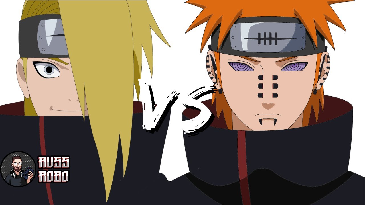 Naruto MUGEN Highlights l Deidara VS Pain - YouTube
