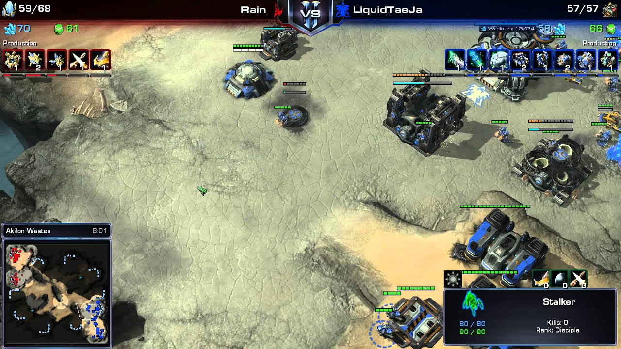 SC2 - WCS S2 Final - QF - Rain vs TaeJa - Game 3 - YouTube