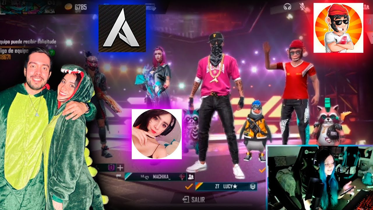 ASÍ NOS RECIBEN EN LA REGIÓN DE ANTRONIXX G Y MACHIKA FREE FIRE #LUCY ...