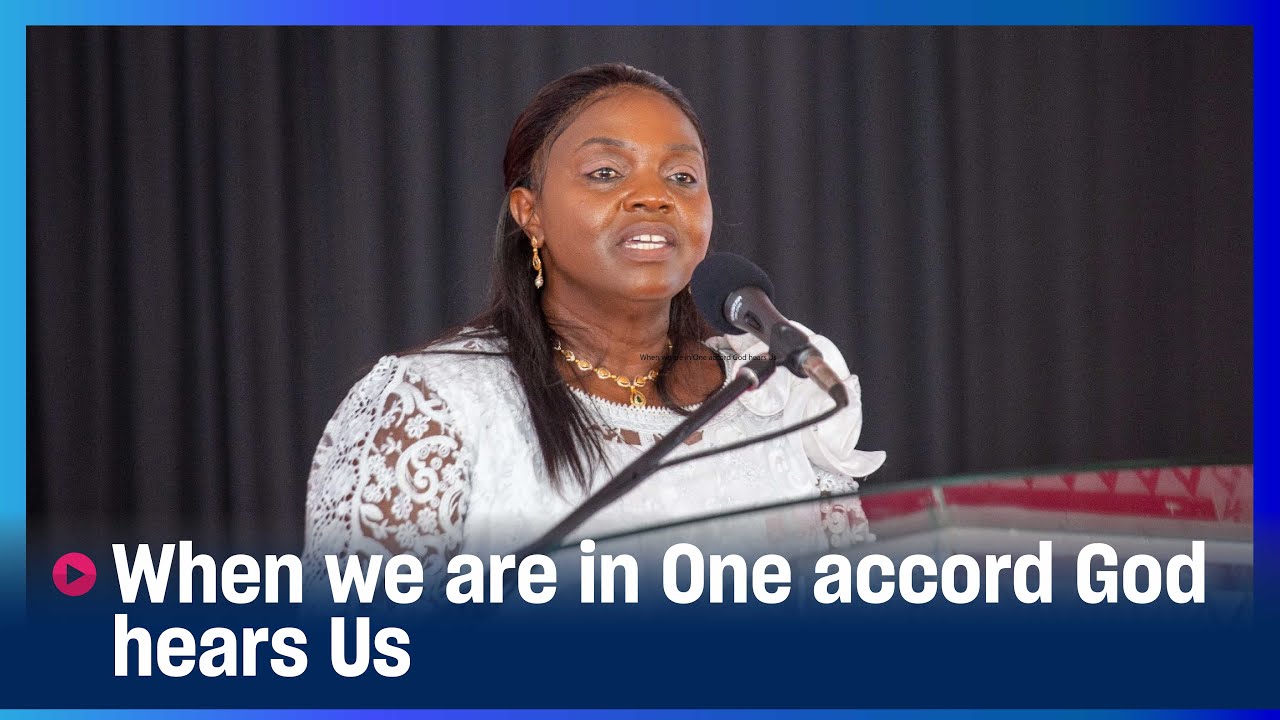 When we are in One accord God hears Us. - YouTube