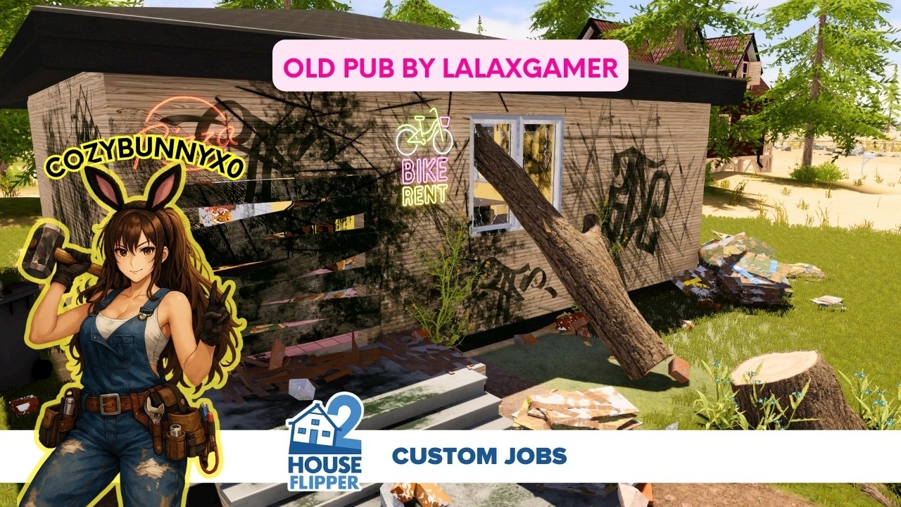 House Flipper 2 | Old PUB | Custom Job - YouTube