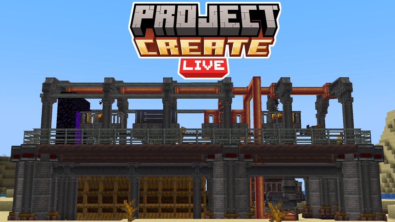 Rebuilding ALL my farms in Minecraft Create! (LIVE) - YouTube