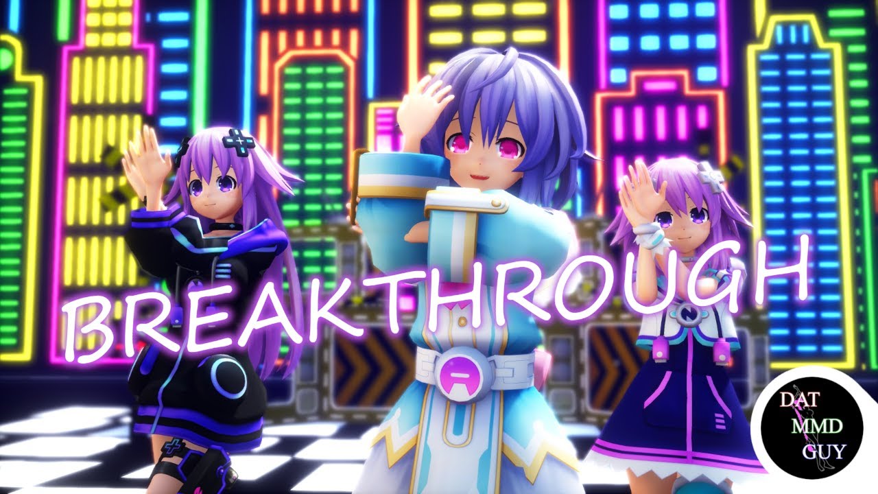 [MMD] Neptune and Plutia (Breakthrough) [Hyperdimension Neptunia] 4K ...
