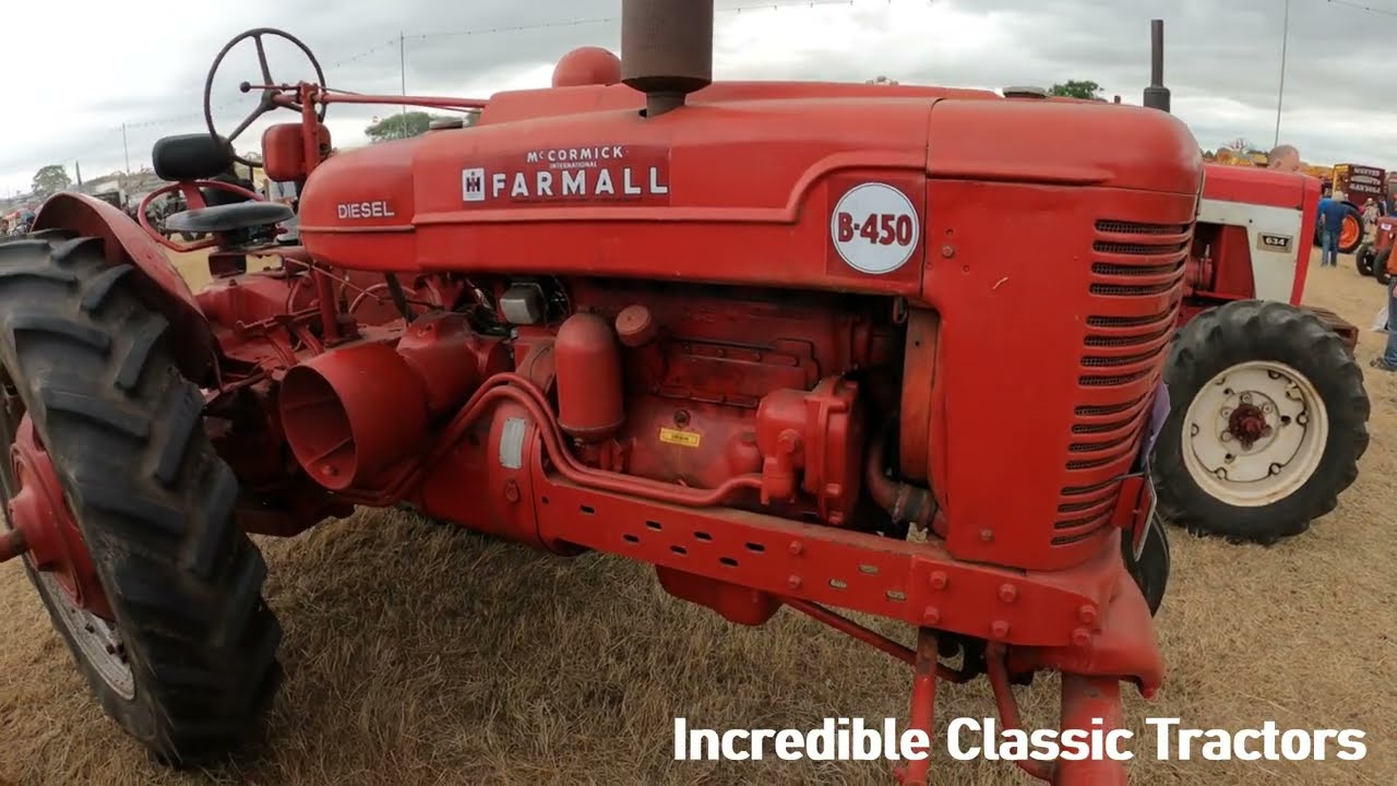 1965 McCormick IH B450 2WD 4-Cyl Diesel Tractor (55 HP) - YouTube