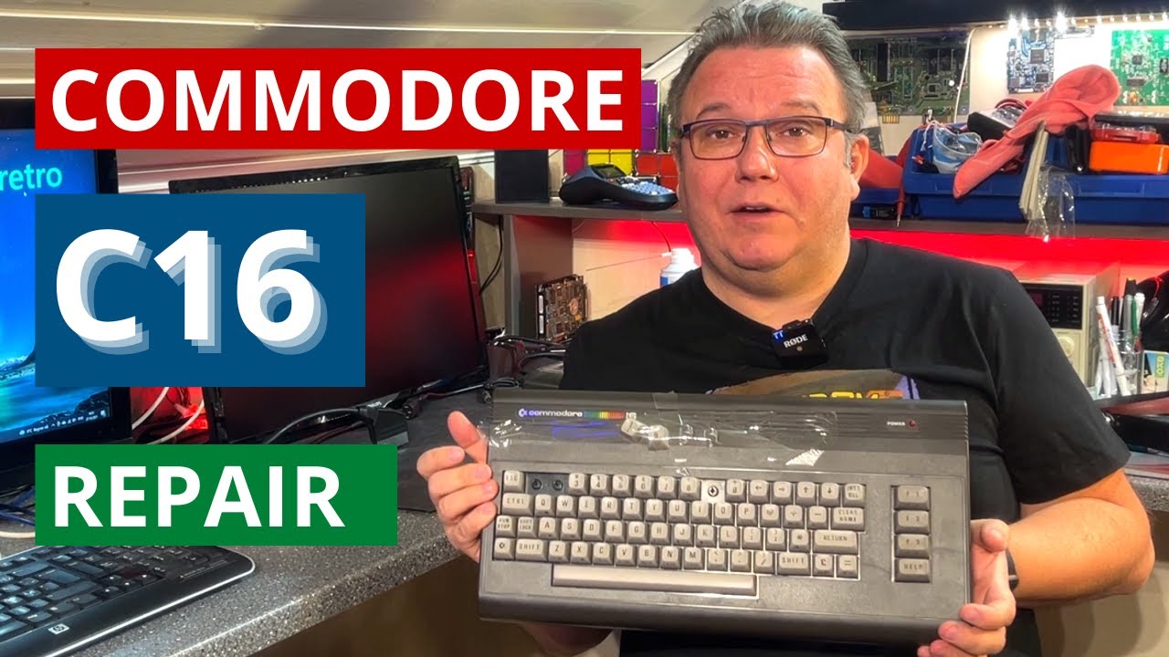 New gem in the collection: Commodore C16 + cassette repair and ...