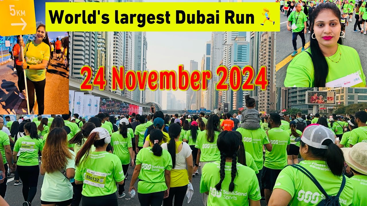 The world’s largest Fun Run In Dubai 🇦🇪📍👌🩷 - YouTube