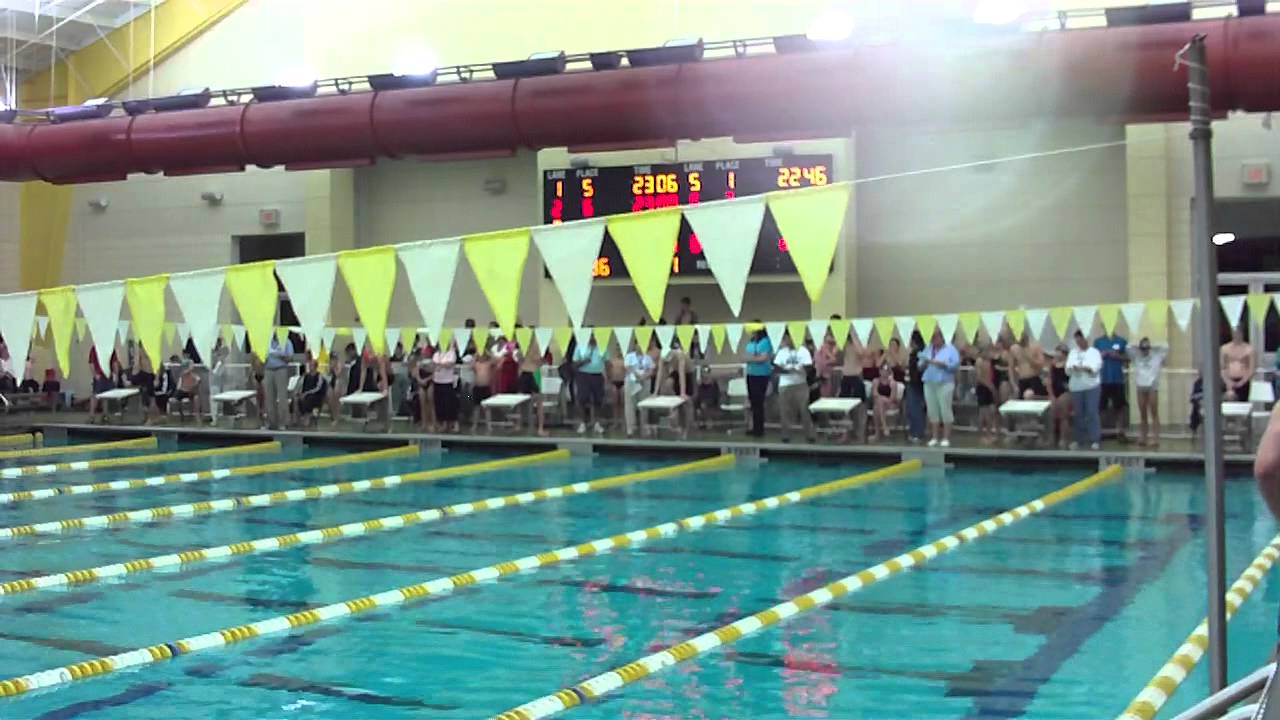 Cameron Bard Ryan Burcham 50y Free XCEL 2011 - YouTube