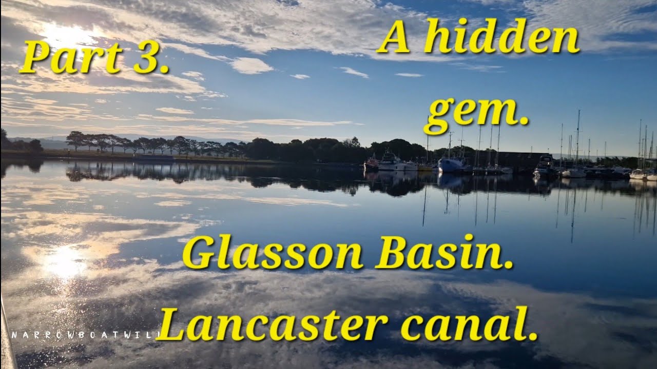 My narrowboat journey around Glasson basin continues.. - YouTube