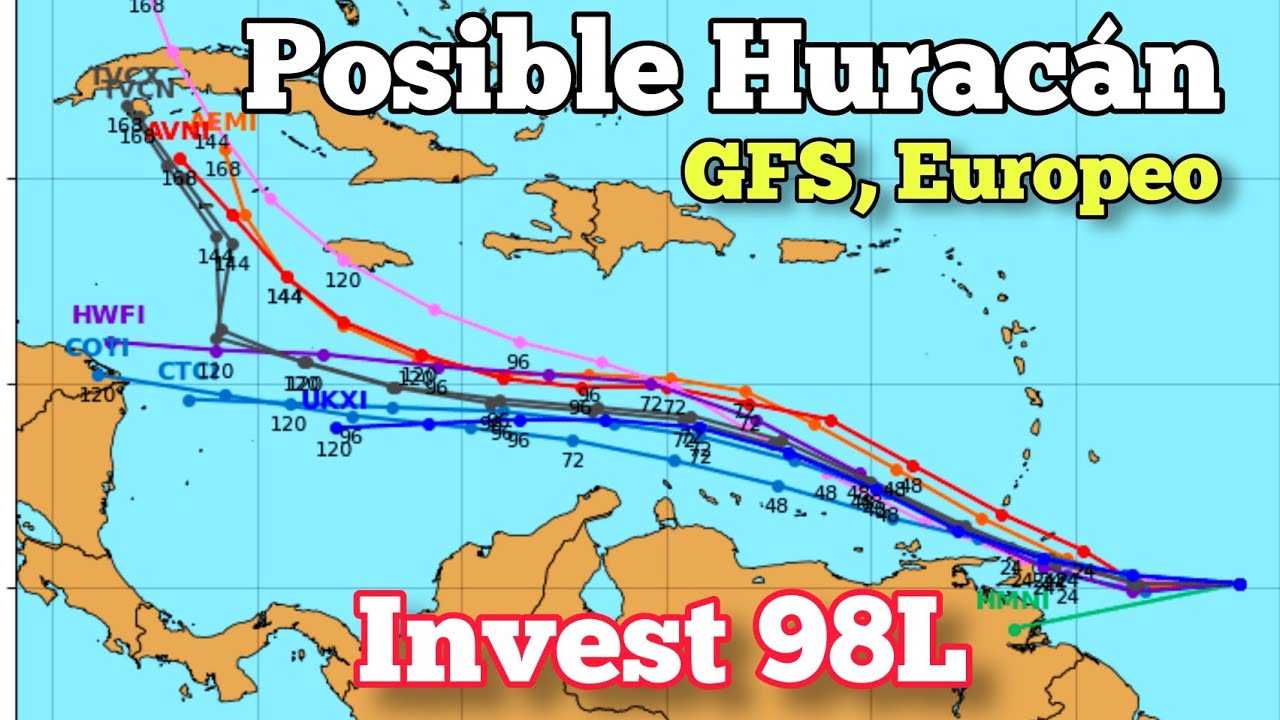 Invest 98L podría ser un poderoso huracán dentro del Caribe y Golfo ...