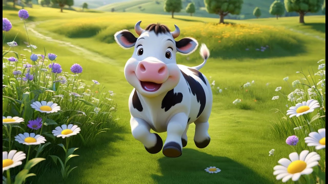 Baby Moo Moo Dancing | Fun Dance Song for Kids | Moo Moo Dance Party ...