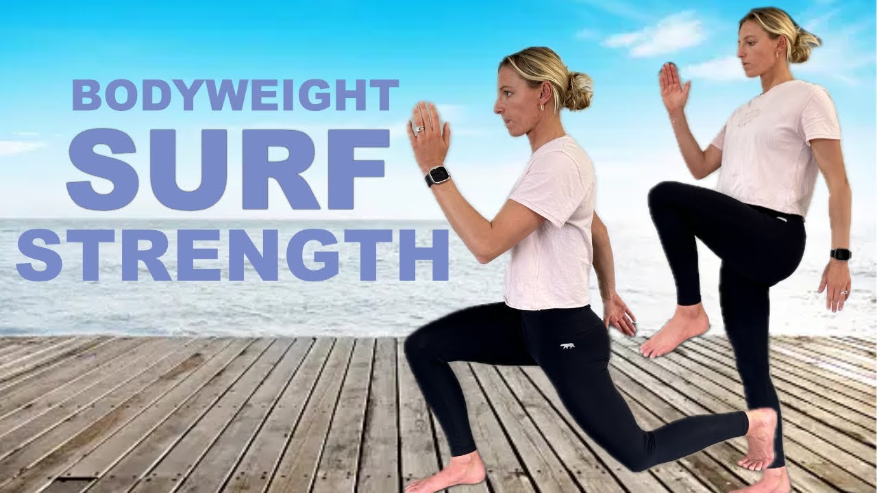 20 Minute Bodyweight Surf Workout (Follow Along) - Full body - YouTube