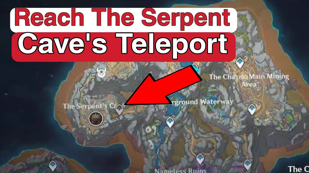 How To Go To The Serpent's Cave Teleport | Waypoint The Chasm ...