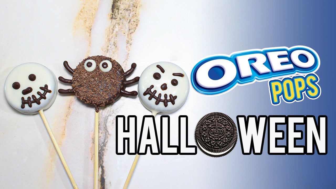 OREO POPS ! | VERSIÓN HALLOWEEN 👻 | FÁCIL Y RÁPIDO TUTORIAL - YouTube