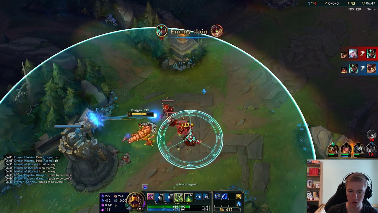 Froggen Stream Rank Na // Kog'mor vs Oriana mid Gamplay path 8.5 - YouTube