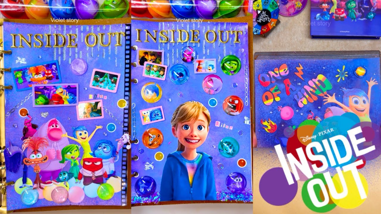 Scrapbooking 다꾸 | Inside Out Collection 인사이드 아웃 모음 | Journaling - YouTube