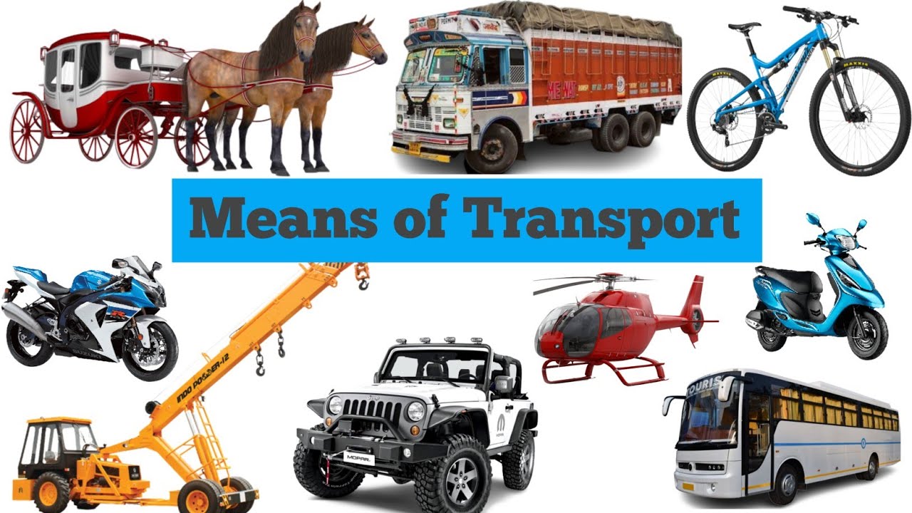 Means Of Transport/परिवहन के साधन/Name Of Vehicles/वाहनों के नाम ...