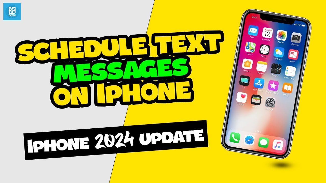 How to Schedule Text Messages on iPhone iPad 2025 Full Guide - YouTube