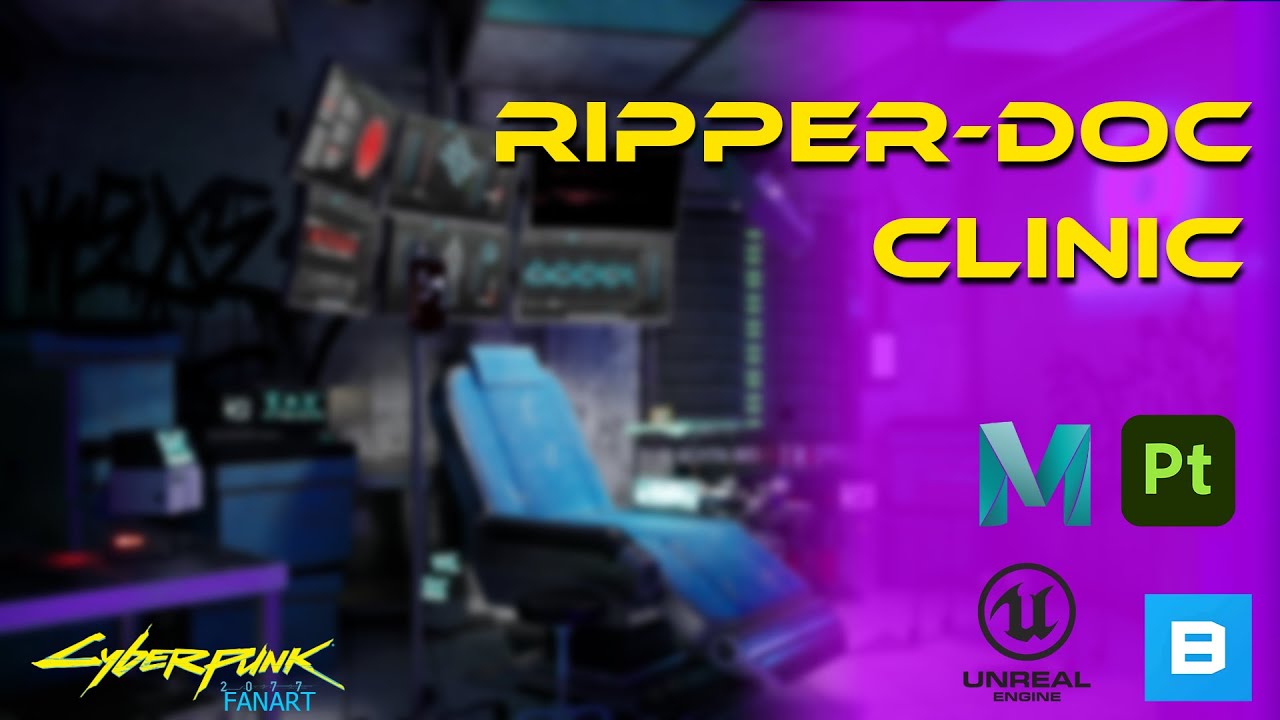 Ripper-Doc Clinic | A Cyberpunk 2077 Fan Art | Environment Art - YouTube