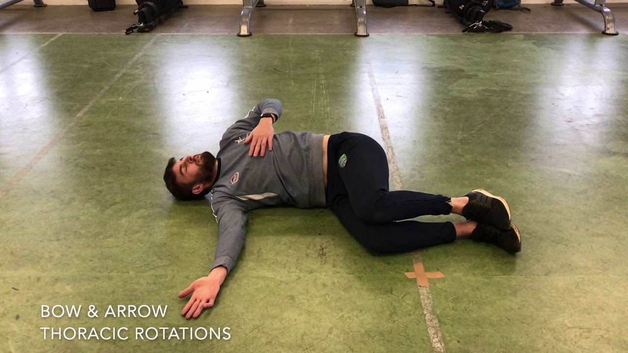 Bow & Arrow Thoracic Rotation - YouTube