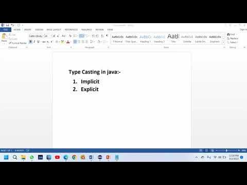 Type Casting In Java - YouTube