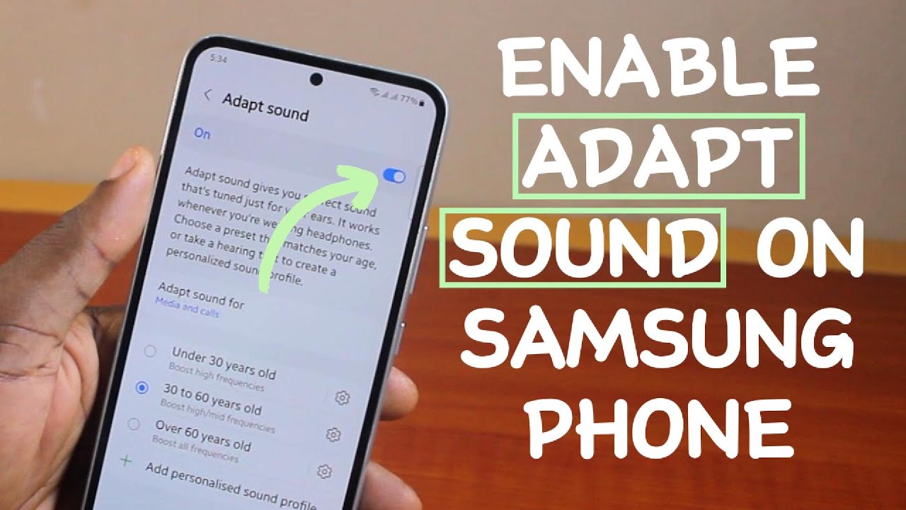 How to Enable Adapt Sound on Samsung Phone - YouTube