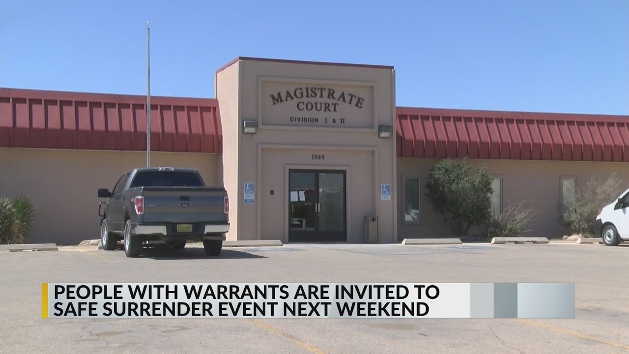 Safe surrender event in Carlsbad for outstanding bench warrants - YouTube