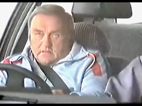 Les Dawson drives his mother-in-law to the shops