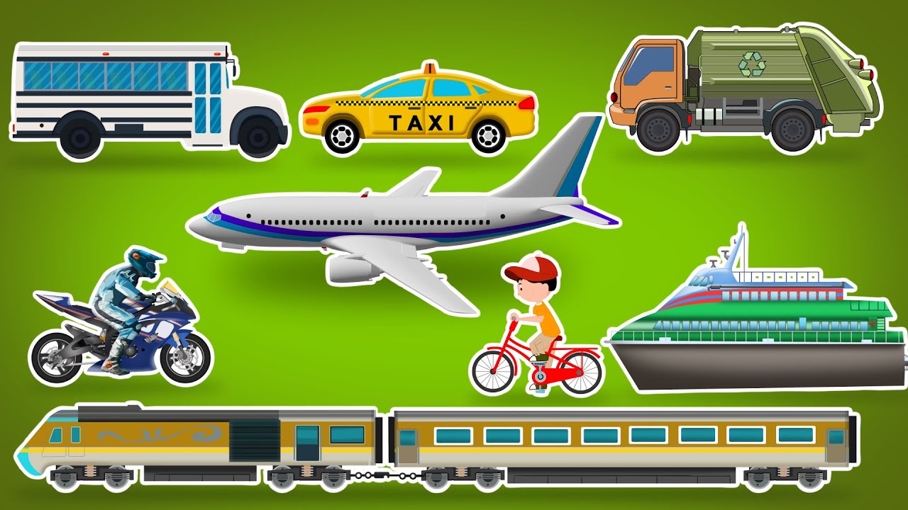 Daily Vehicles | Vehicles Names, Sounds And Uses For Kids | Street ...