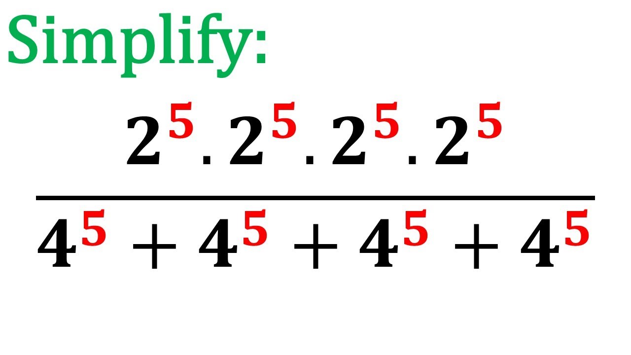 An Easy Exponential Question #maths #exponential - YouTube