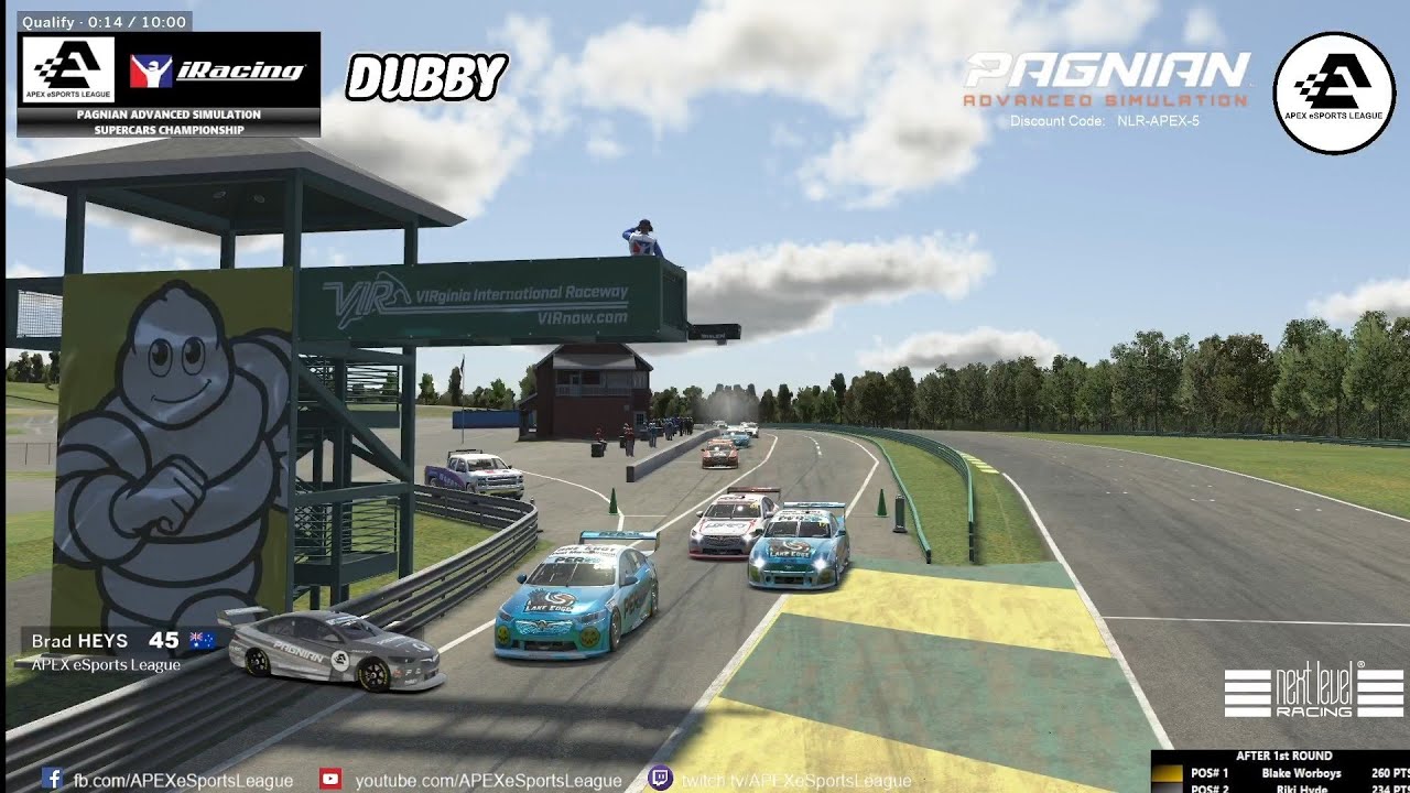 Pagnian Advanced Simulation Supercars Championship - Round 2 - Virginia ...