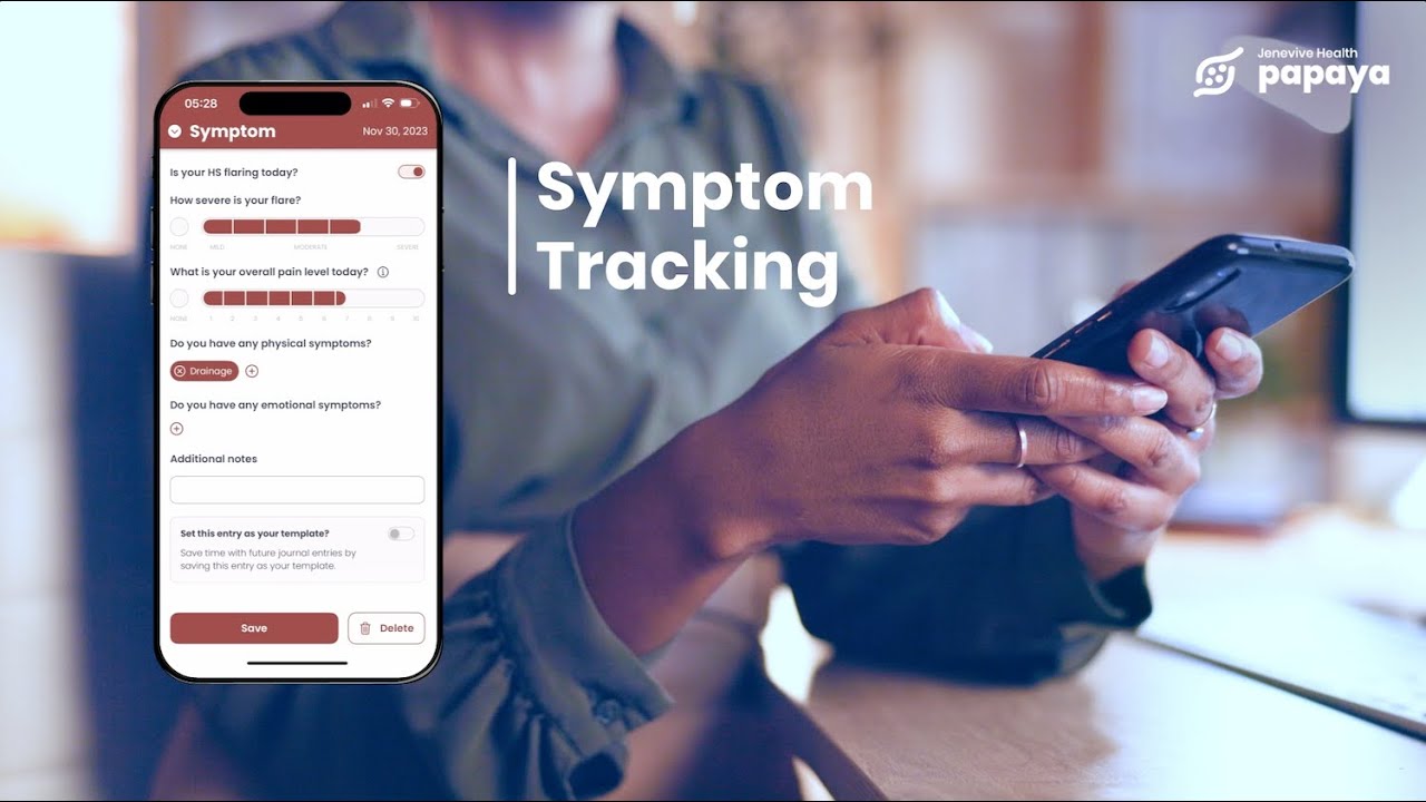 Papaya - Free app for people with hidradenitis suppurativa (HS) - YouTube