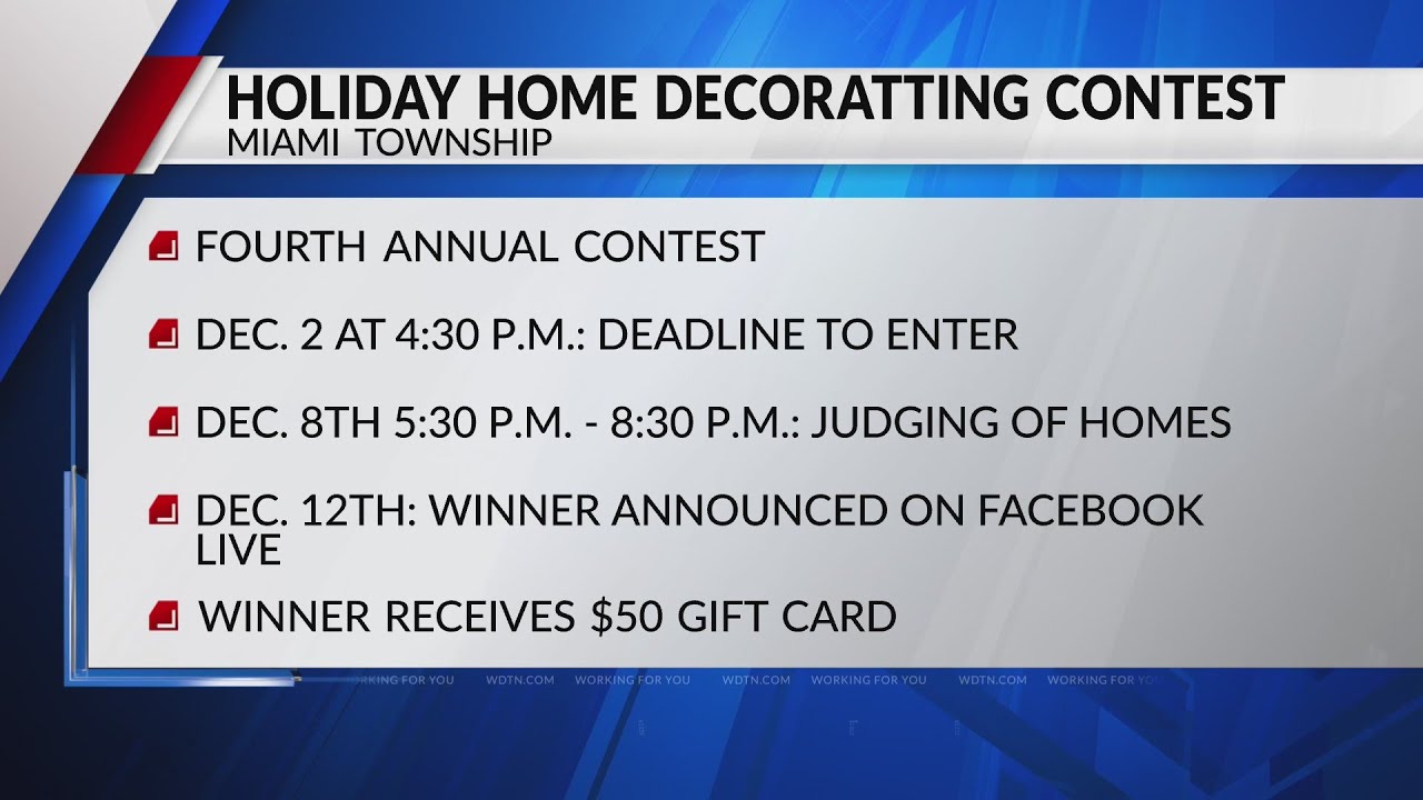 Calling all decorators: Miami Twp. holding annual holiday home contest ...
