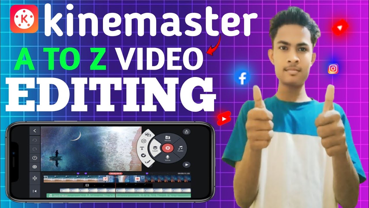 KINEMASTER A TO Z VIDEO EDITING IN HINDI |YOUTUBE VIDEO EDIT KAISE KARE ? KINEMASTER EDITING ...