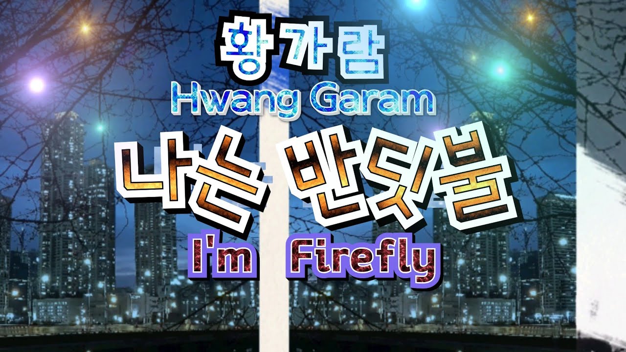 #나는 반딧불 ㅣ황가람ㅣHwangGaramㅣI'm Fireflies|The Elluminated SEOUL KOREA At ...