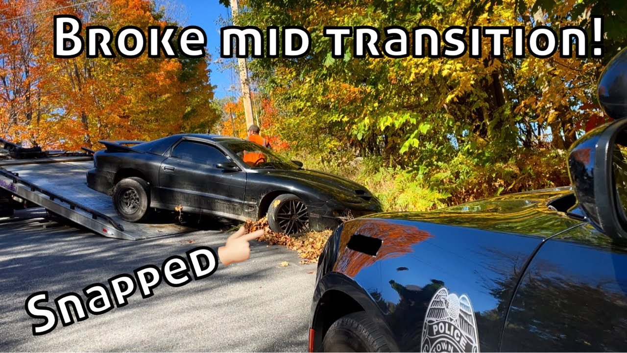 Trans am crash - YouTube