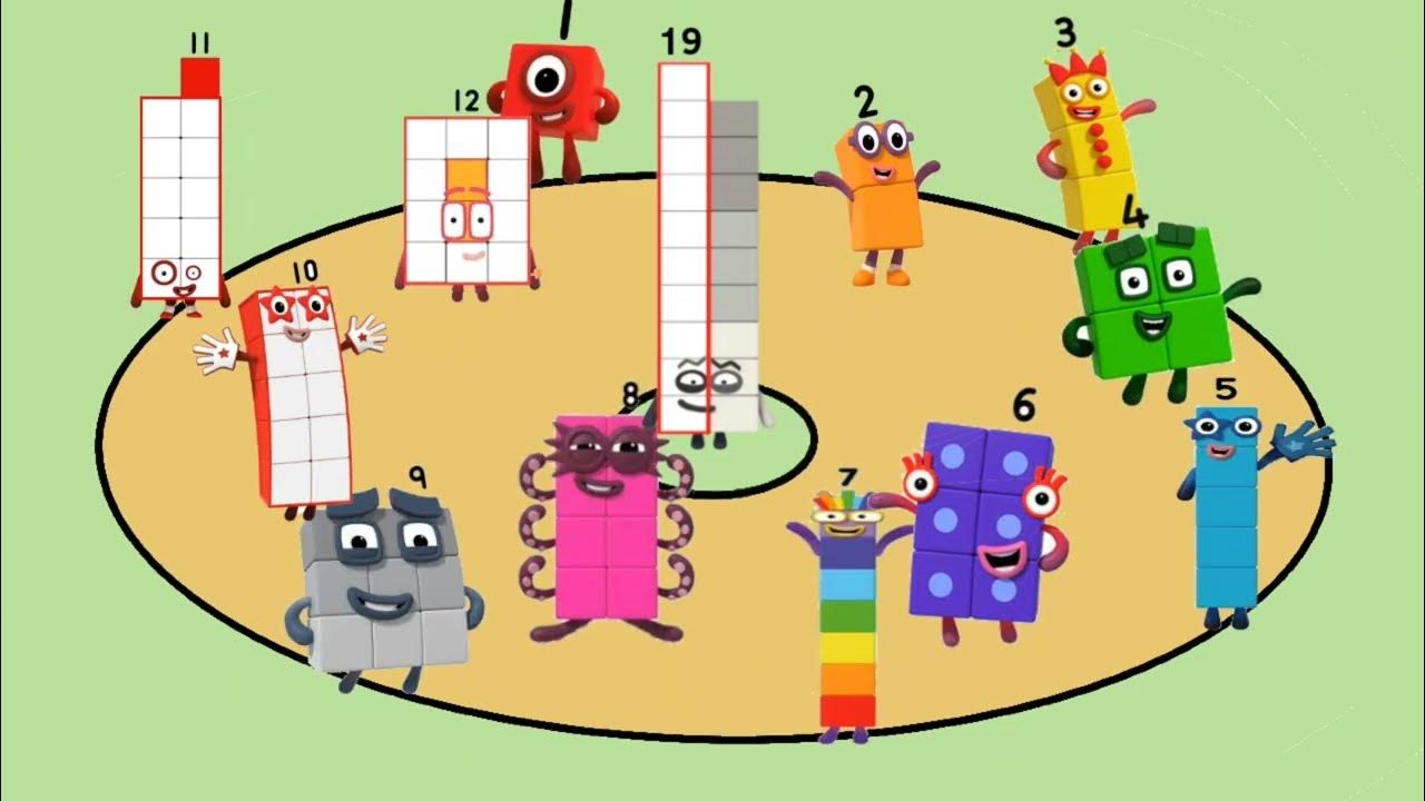 Numberblocks 19 Learn to add and times | learn to count | addition ...