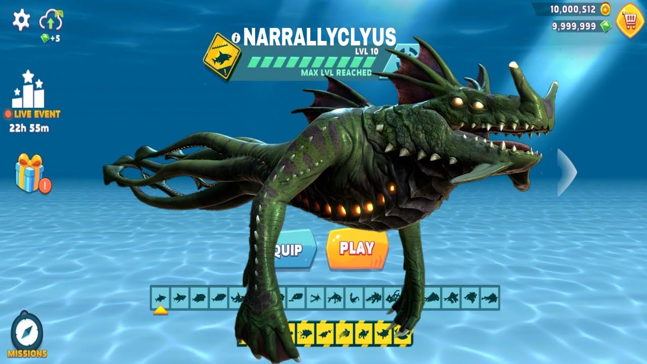 NARRALLYCLYUS COMING SOON? (new shark update) - HUNGRY SHARK EVOLUTION ...