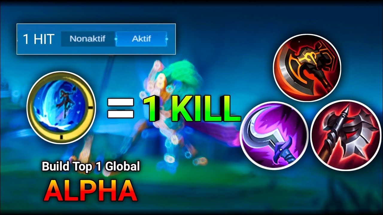 Cara Combo Hero Alpha Tersakit & Cobain Build Top 1 Global Alpha‼️ ...