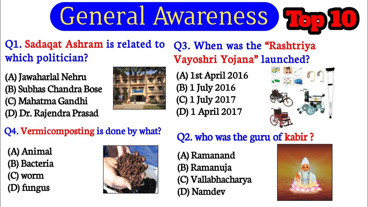 Gk Questions | General Awareness Question | Top 10 GK | Gk Questions ...
