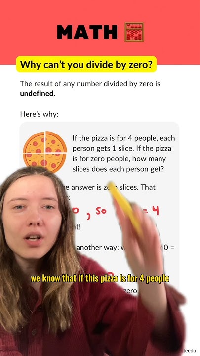 Why can’t you divide by zero? 🧮 #mathtipsandtricks #mathfacts #shorts ...