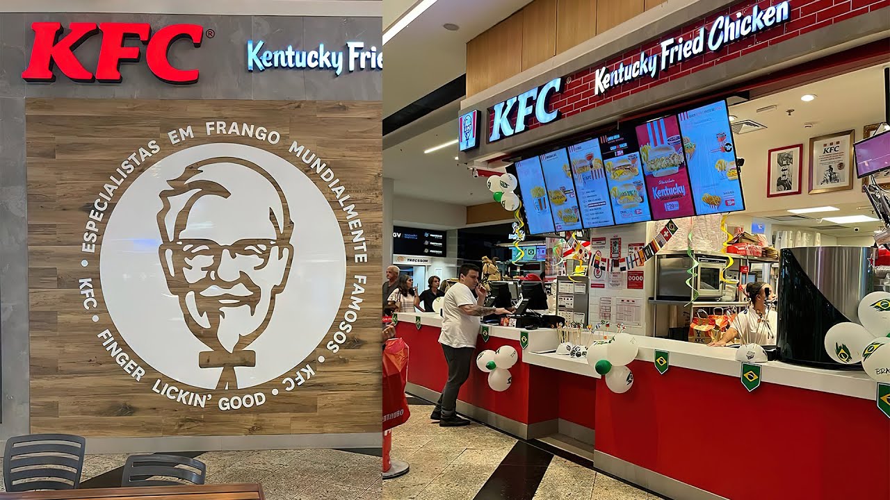 Fazendo o KFC em 3D - PRAÇA de ALIMENTAÇÃO de SHOPPING - YouTube