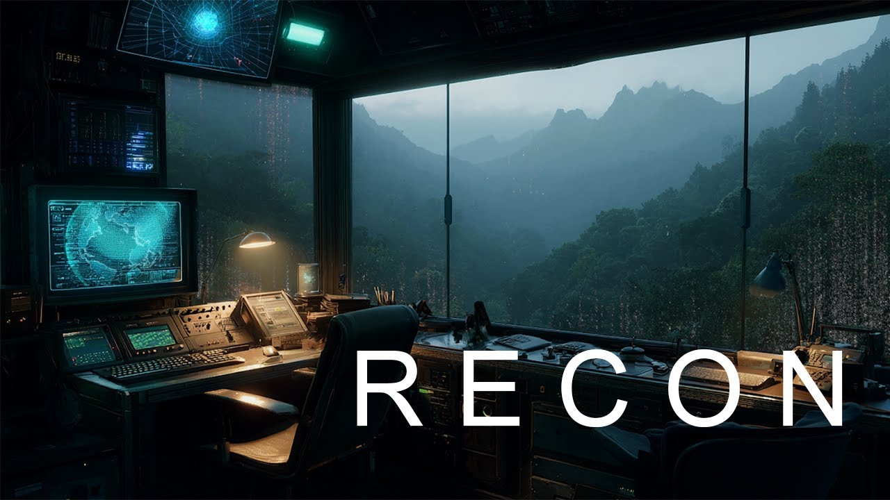Recon Radio Room 57 | 2h Focus Ambience + Rain - YouTube