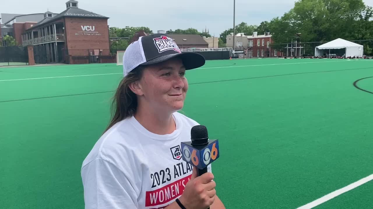 Richmond senior attack Arden Tierney after A10 title win over UMass ...