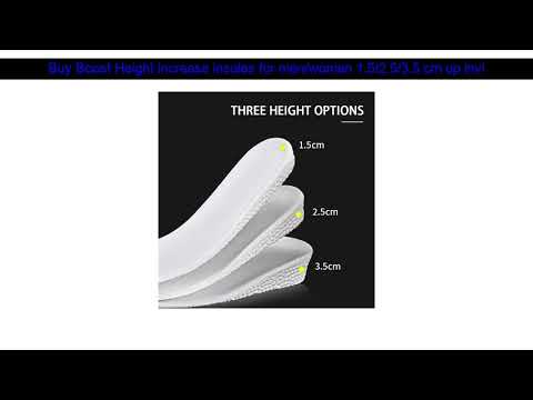 Buy Boost Height increase insoles for men/women 1.5/2.5/3.5 cm up invisiable arch support orthopedi