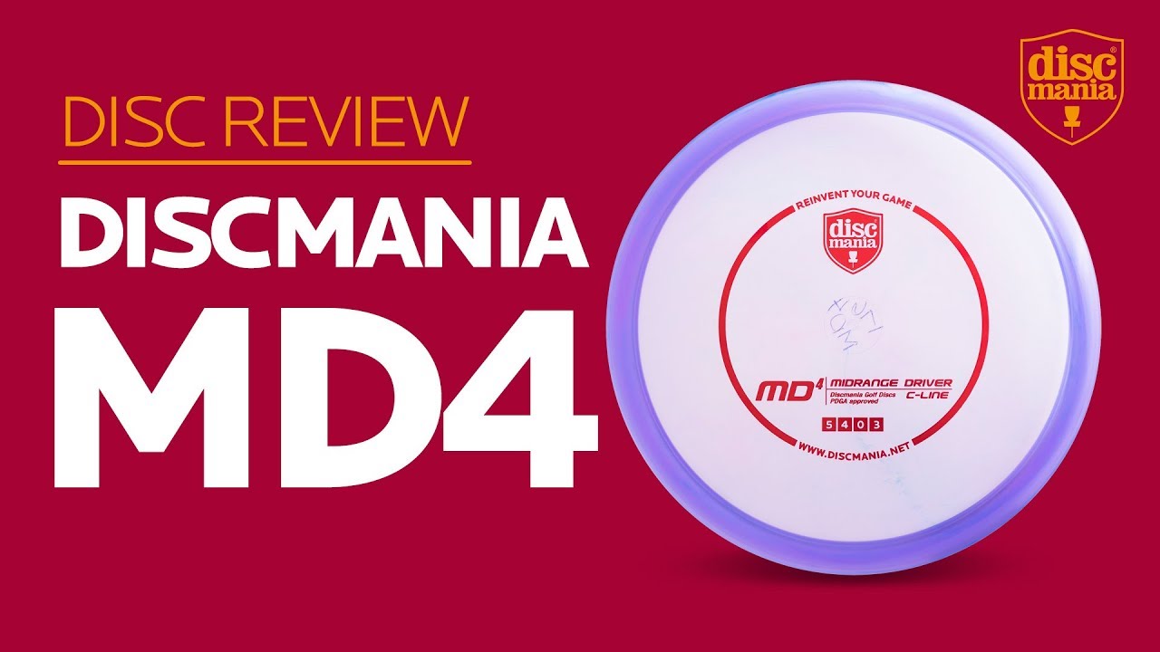 Discmania MD4 (Midrange Driver) Golf Disc Review - YouTube