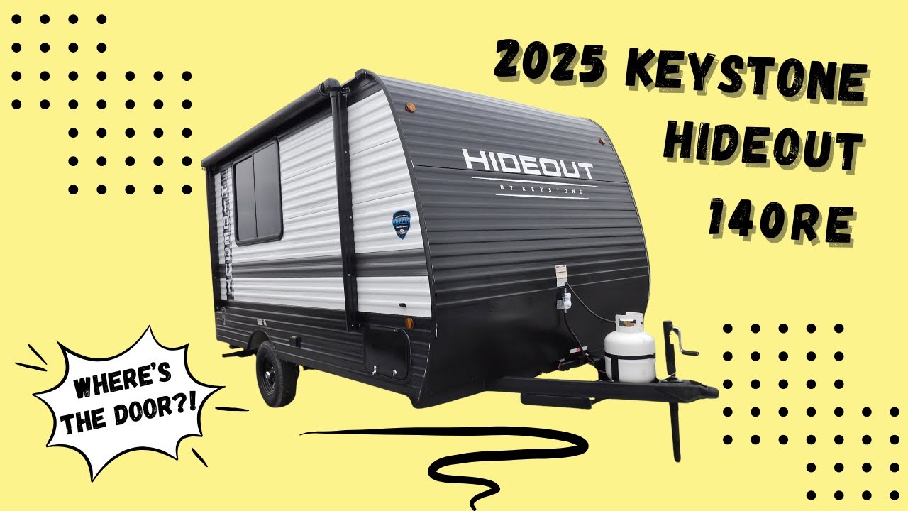 2025 Keystone Hideout 140RE - YouTube