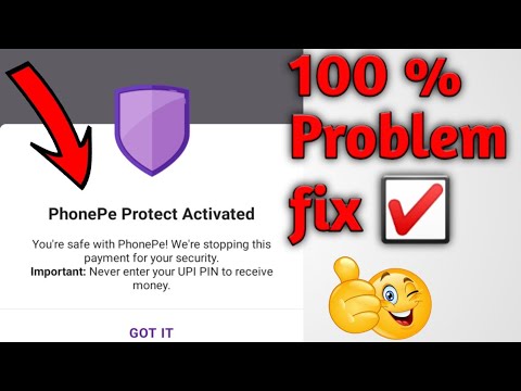 Phone pay protect activated You're safe with Phone pay We are Stopping ...